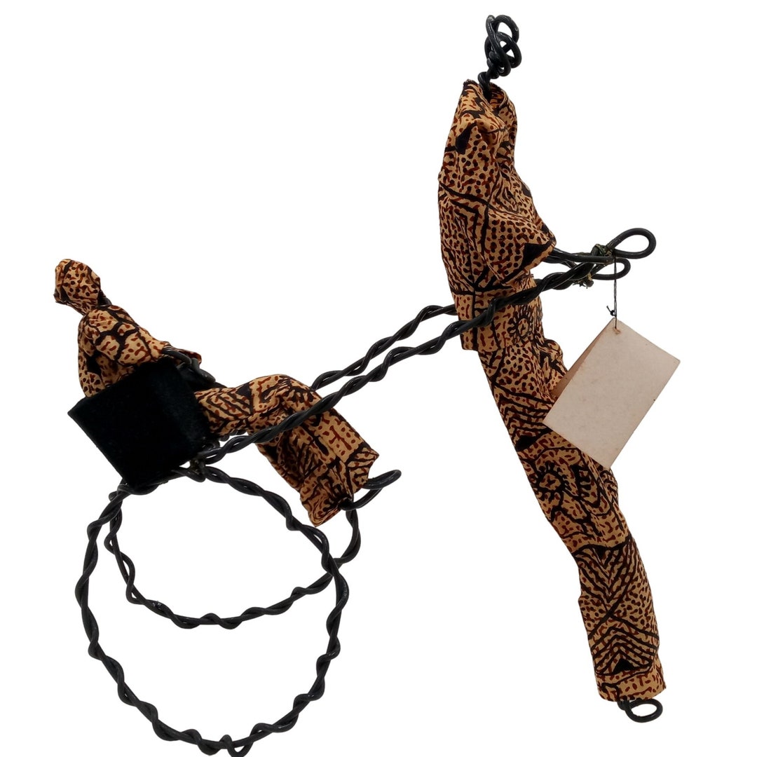 Rickshaw Sculpture Wire Statue South Africa Handmade Clothing Twisted ...