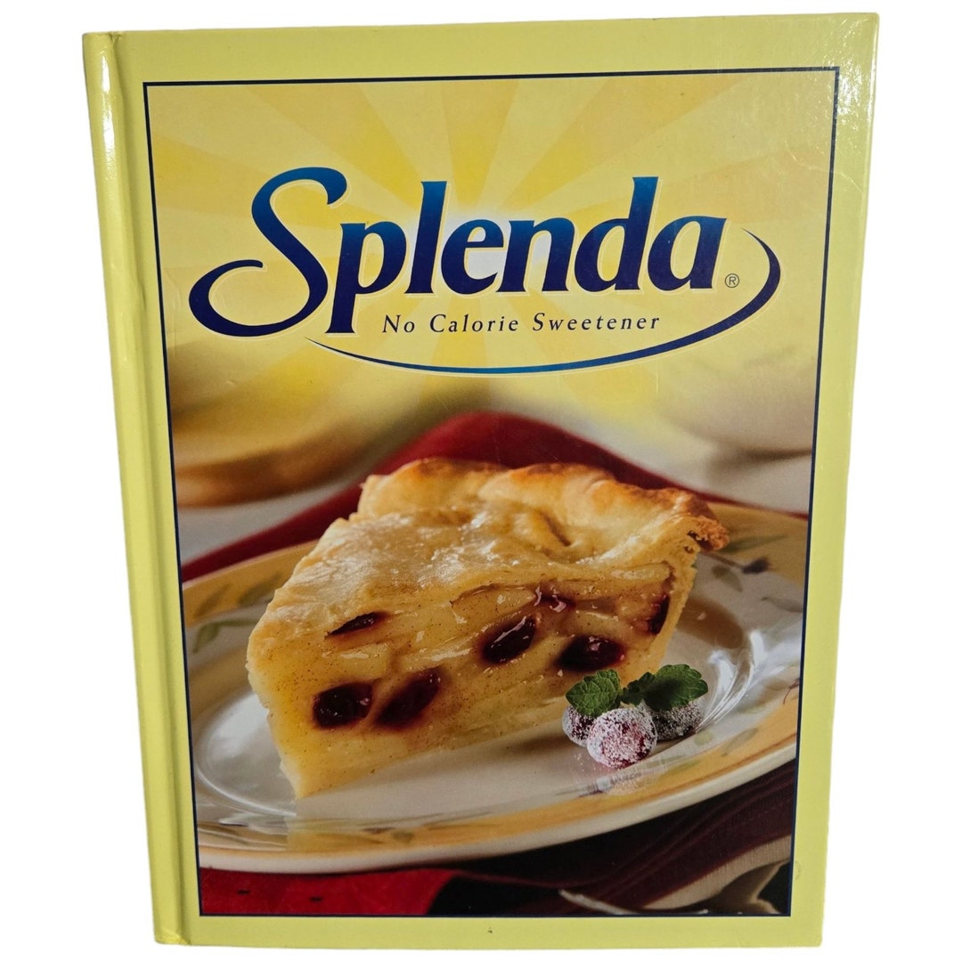 Splenda Recipe Book With No Calorie Sweetener Cookbook Hardback - Etsy