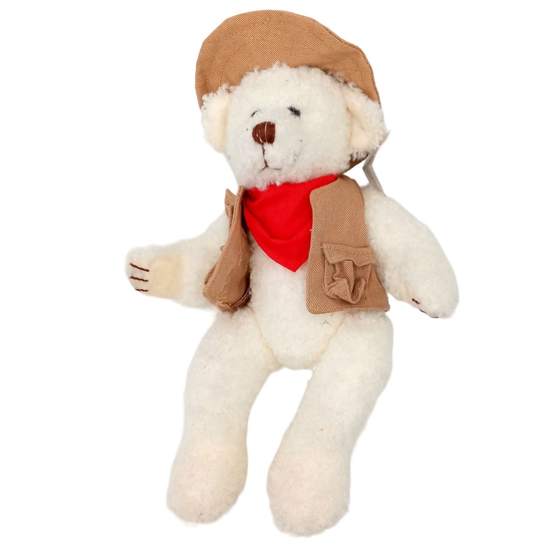 Denali Alaska Teddy Bear Souvenir Fishing Fisherman AK Collectible 9 ...