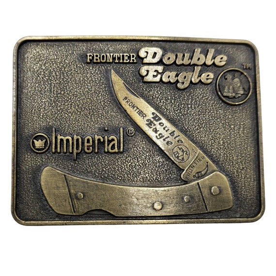 Imperial Frontier Double Edge Belt Buckle Advertising… - Gem
