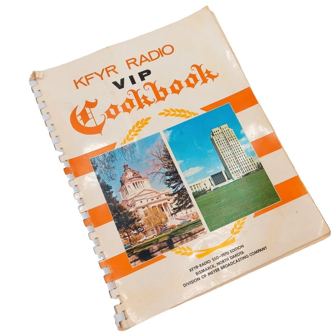 1970 KFYR Radio Station VIP Cookbook Vintage Recipe Book Kitchen ...