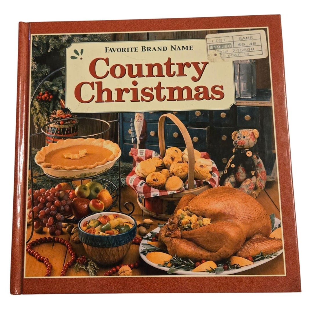 Favorite Brand Name Country Christmas Cookbook 2002 Recipe Book Vintage ...