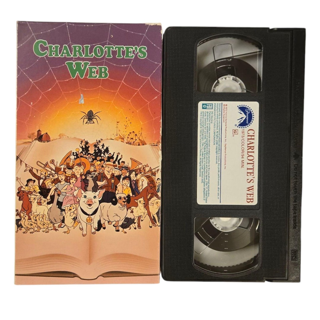 Charlottes Web Movie VHS Tape Animated Family Movie Paramount - Etsy