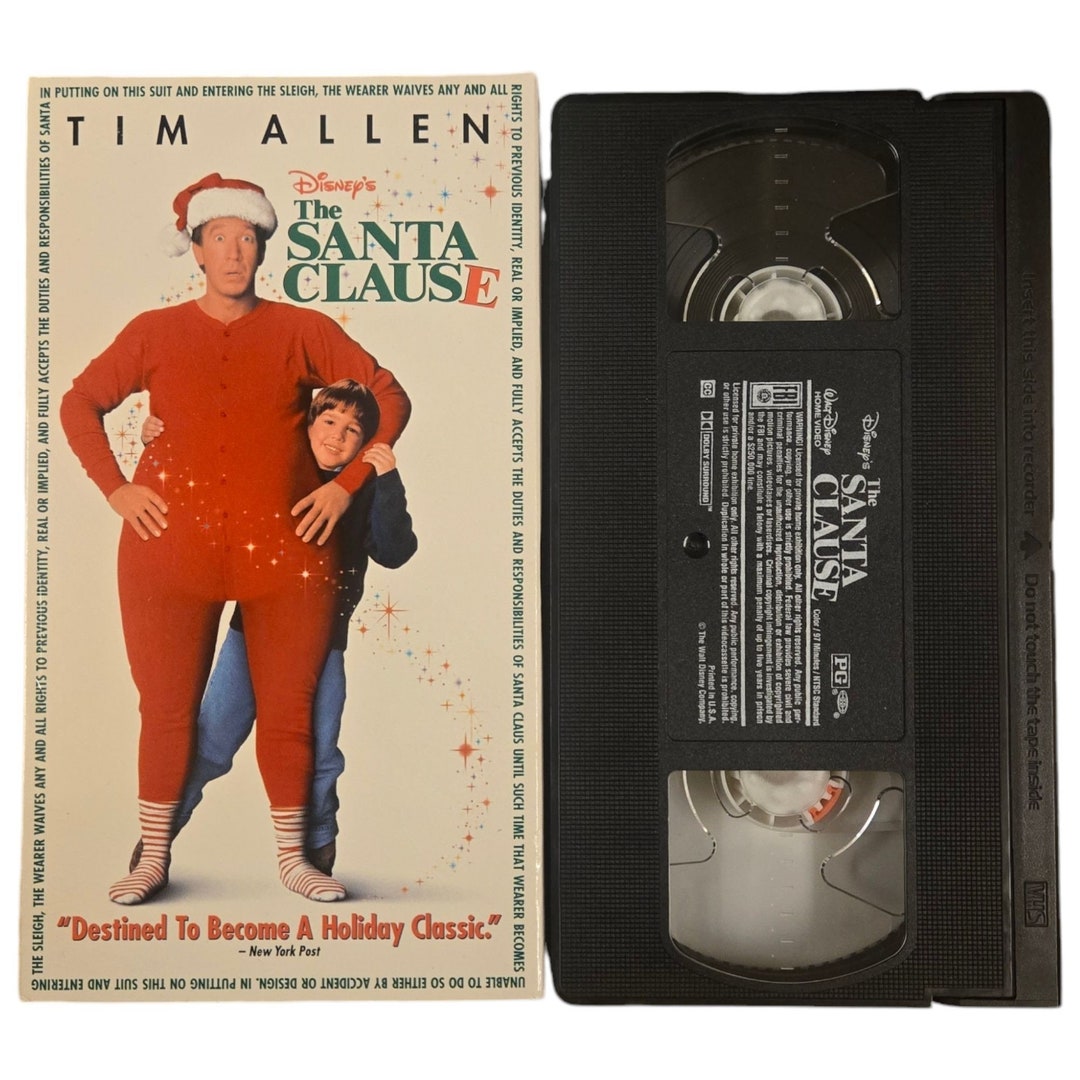 Disneys the Santa Clause VHS Tim Allen Christmas Movie Walt Disney - Etsy