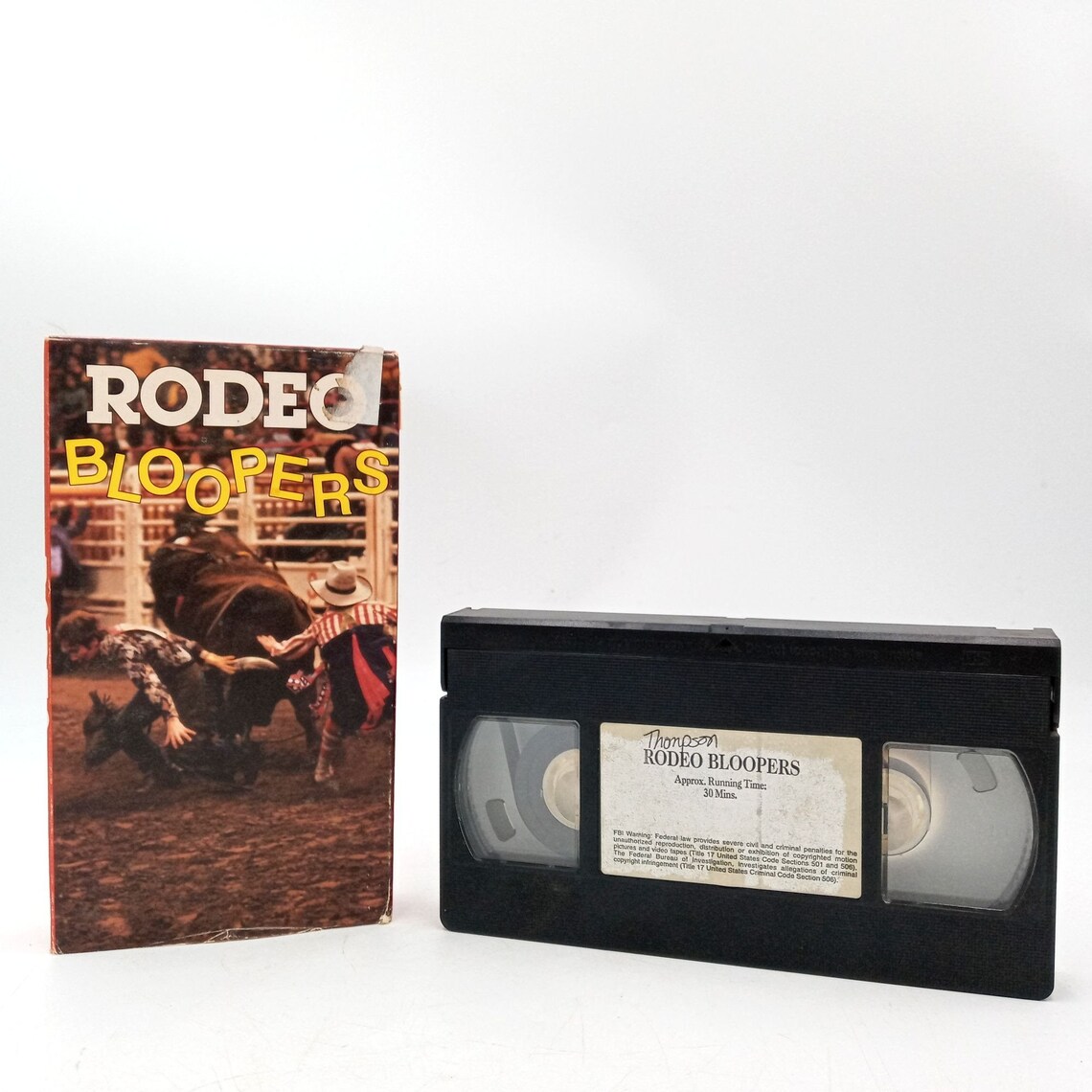 Rodeo Bloopers VHS Vintage Western Sports Bull Riding Video - Etsy