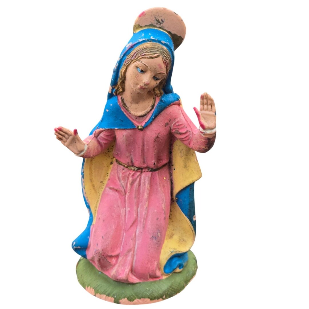Vintage Mary Fontanini Depose Spider Marked Italy Nativity Set Piece ...