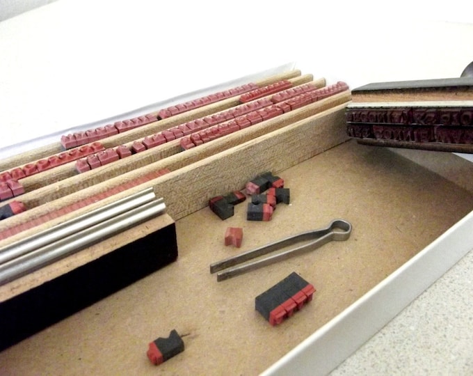 Vintage Instant Rubber Stamp Making Kit by Superior Swiftset - Etsy