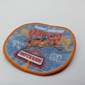 1977 NFR Rodeo Patch National Finals Vintage Bull Rider Hesston Cowboy ...