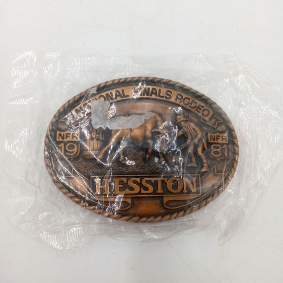 1981 NFR Rodeo Clown Belt Buckle NOS National Oklahom… - Gem