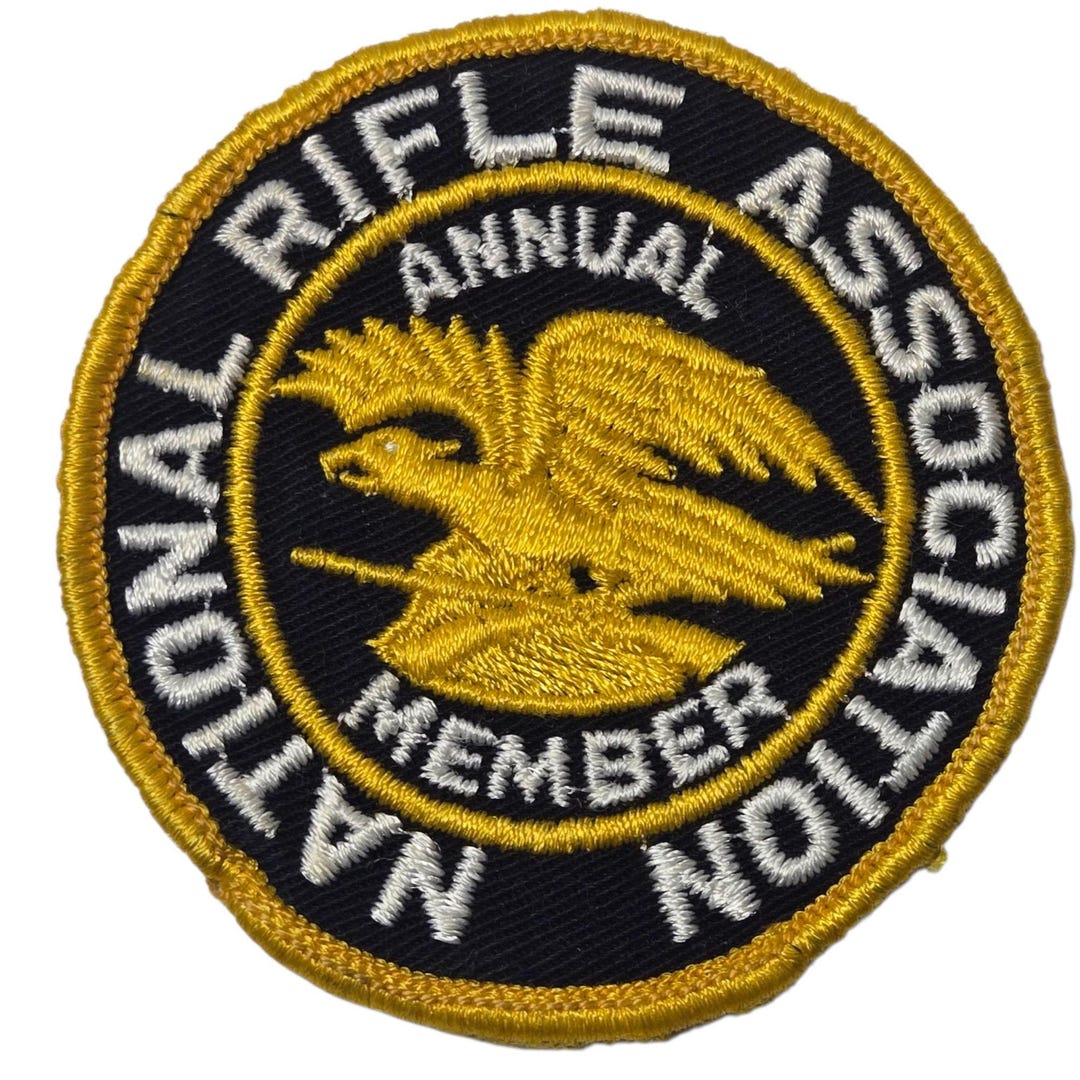 National Rifle Association Annual Member Patch 3 Inch NRA Vintage - Etsy