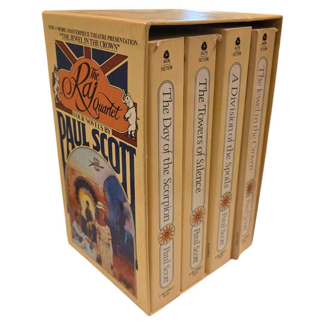 The Raj Quartet Box Set Paul Scott Jewel in the Crown 4 Paperback Books ...