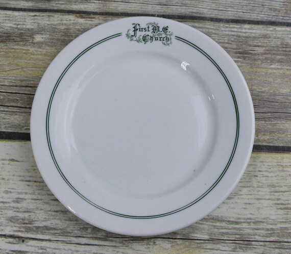 First Methodist Episcopal Chuch Plate Restaurant Ware Warwick | Etsy