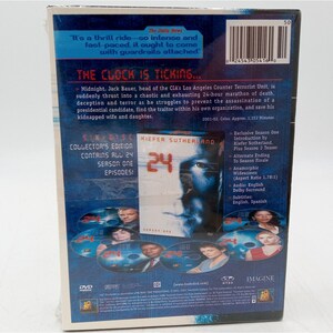 24 Season One DVD Collection Set Kiefer Sutherland 1152 Minutes TV New ...