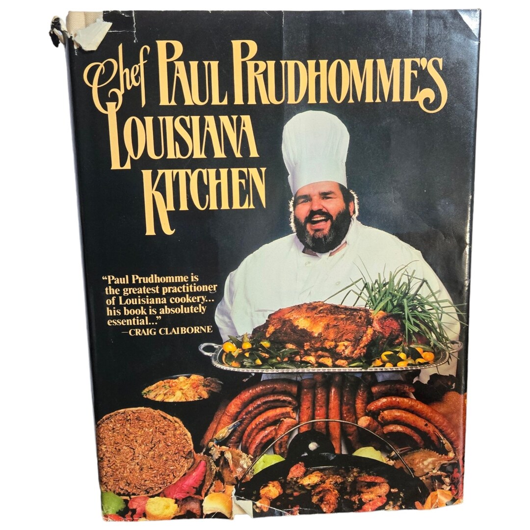 Chef Paul Prudhommes Louisiana Kitchen Cookbook Vintage 1984 Recipe Book - Etsy