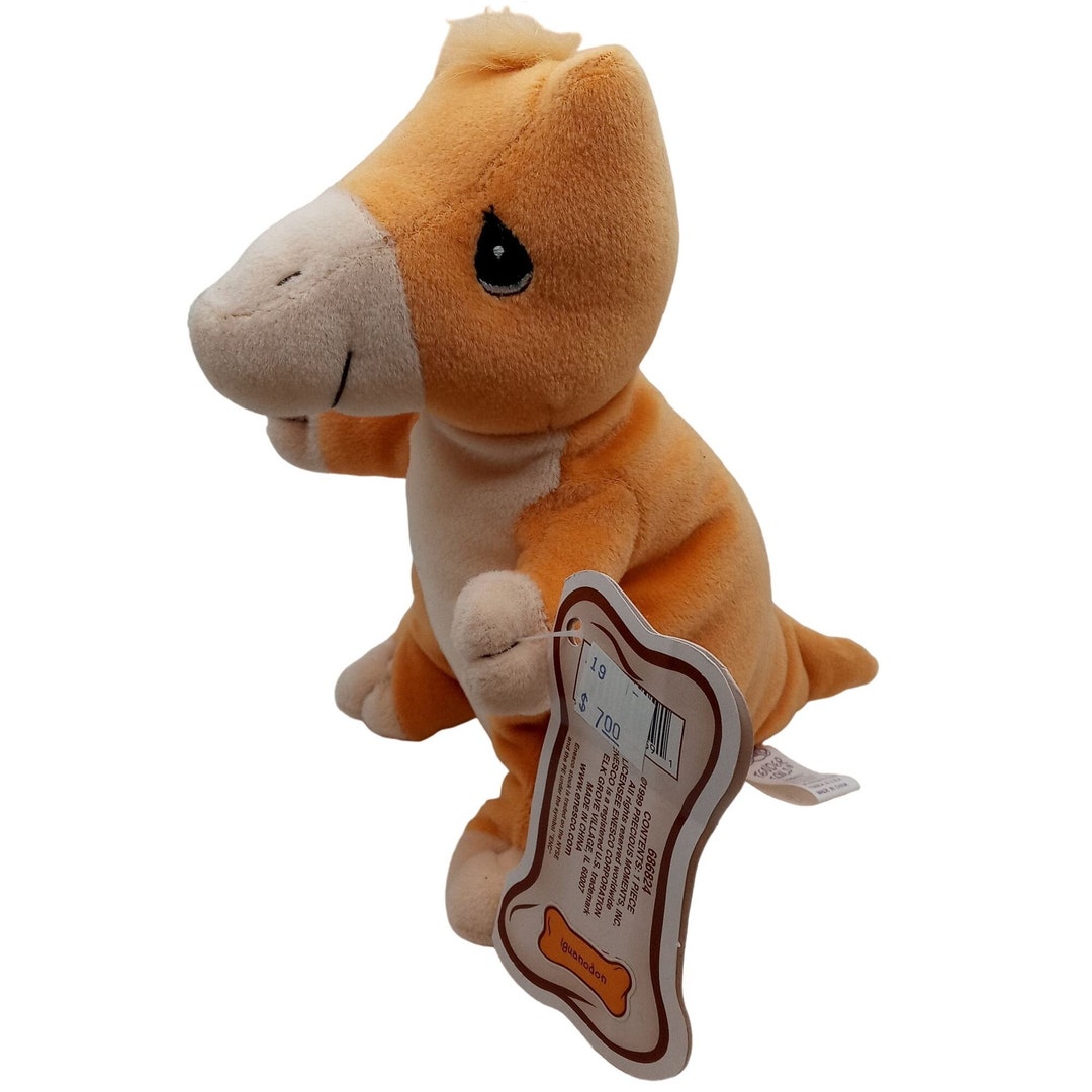 1999 Tender Tails Dinosaur Plush Iguanodon Dino Mite Stuffed Animal ...