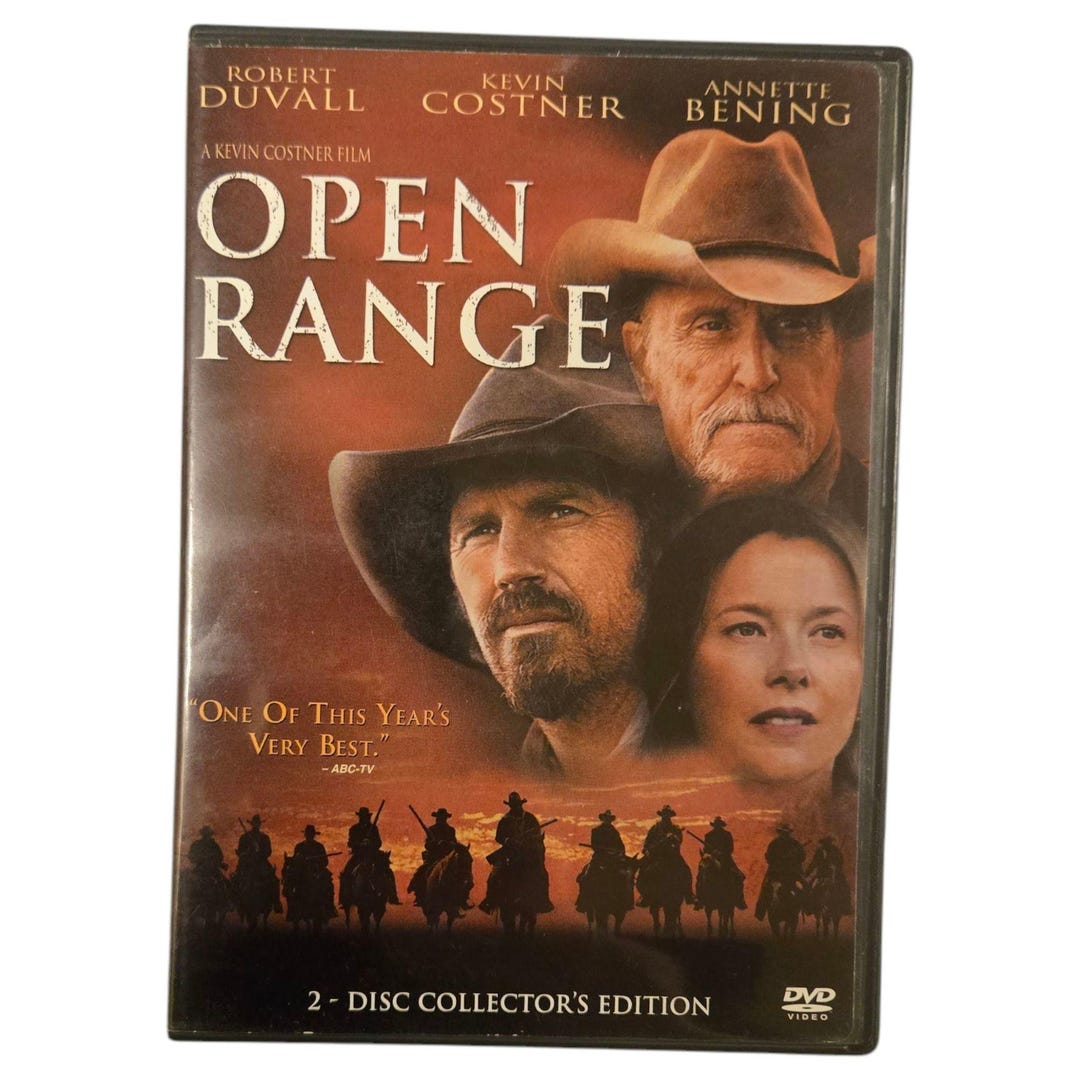 Open Range DVD 2 Disc Collectors Edition Robert Duvall Kevin Costner ...
