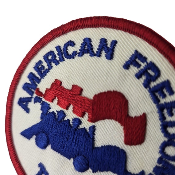 American Freedom Train Patch Vintage Vest Hat Red Whi… - Gem