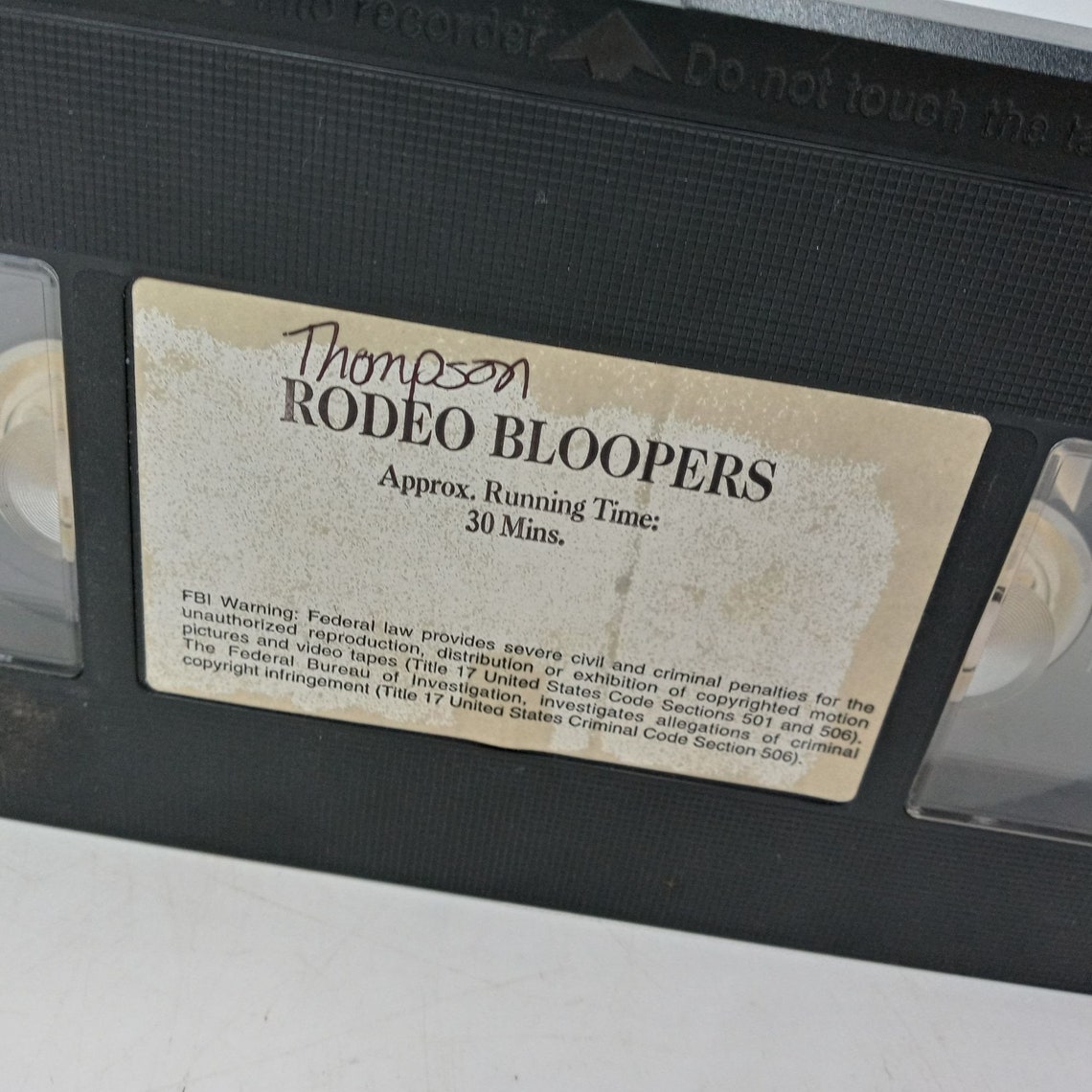 Rodeo Bloopers VHS Vintage Western Sports Bull Riding Video - Etsy
