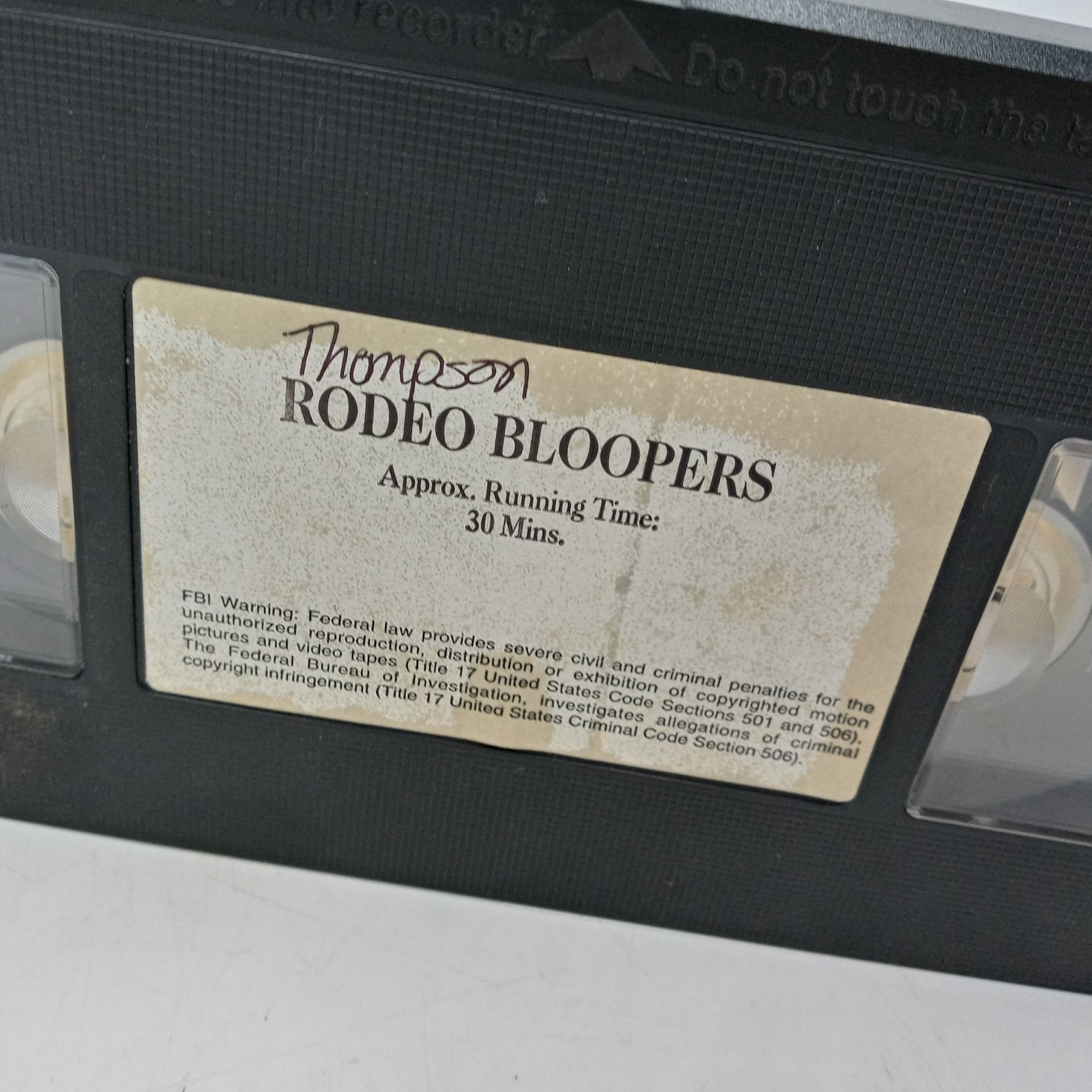 Rodeo Bloopers VHS Vintage Western Sports Bull Riding Video - Etsy