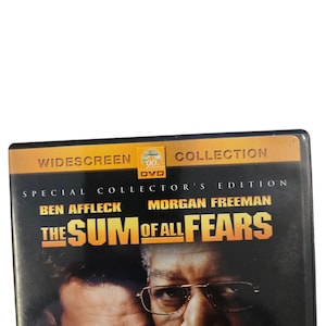 The Sum of All Fears DVD Special Collectors Edition Widescreen Ben ...