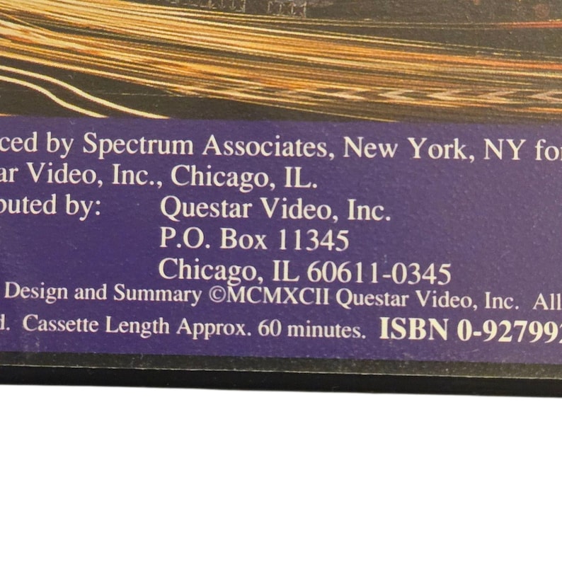 Touring London Paris Rome VHS Tape Questar Video Presentation Vintage ...