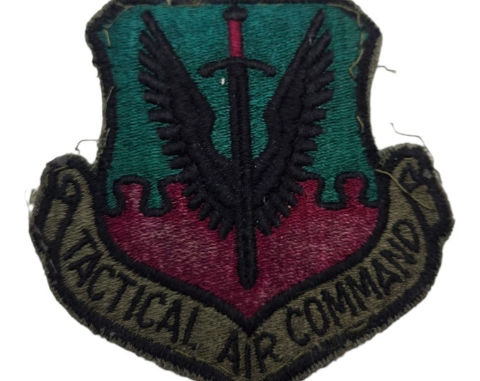 Vintage Tactical Air Command Patch USAF Military Air Force Green - Etsy
