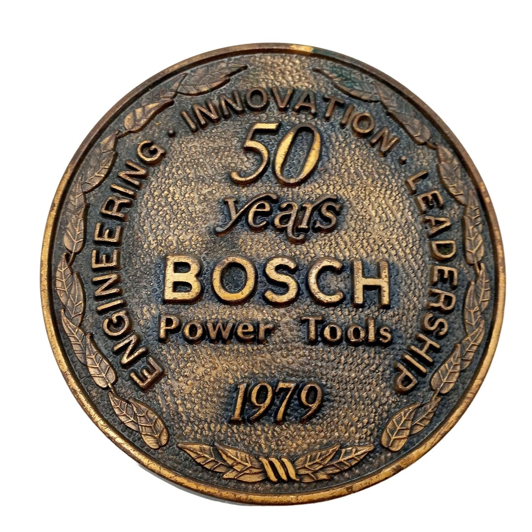 Bosch Power Tools Belt Buckle 50th Anniversary 1979 Vintage Collectible ...