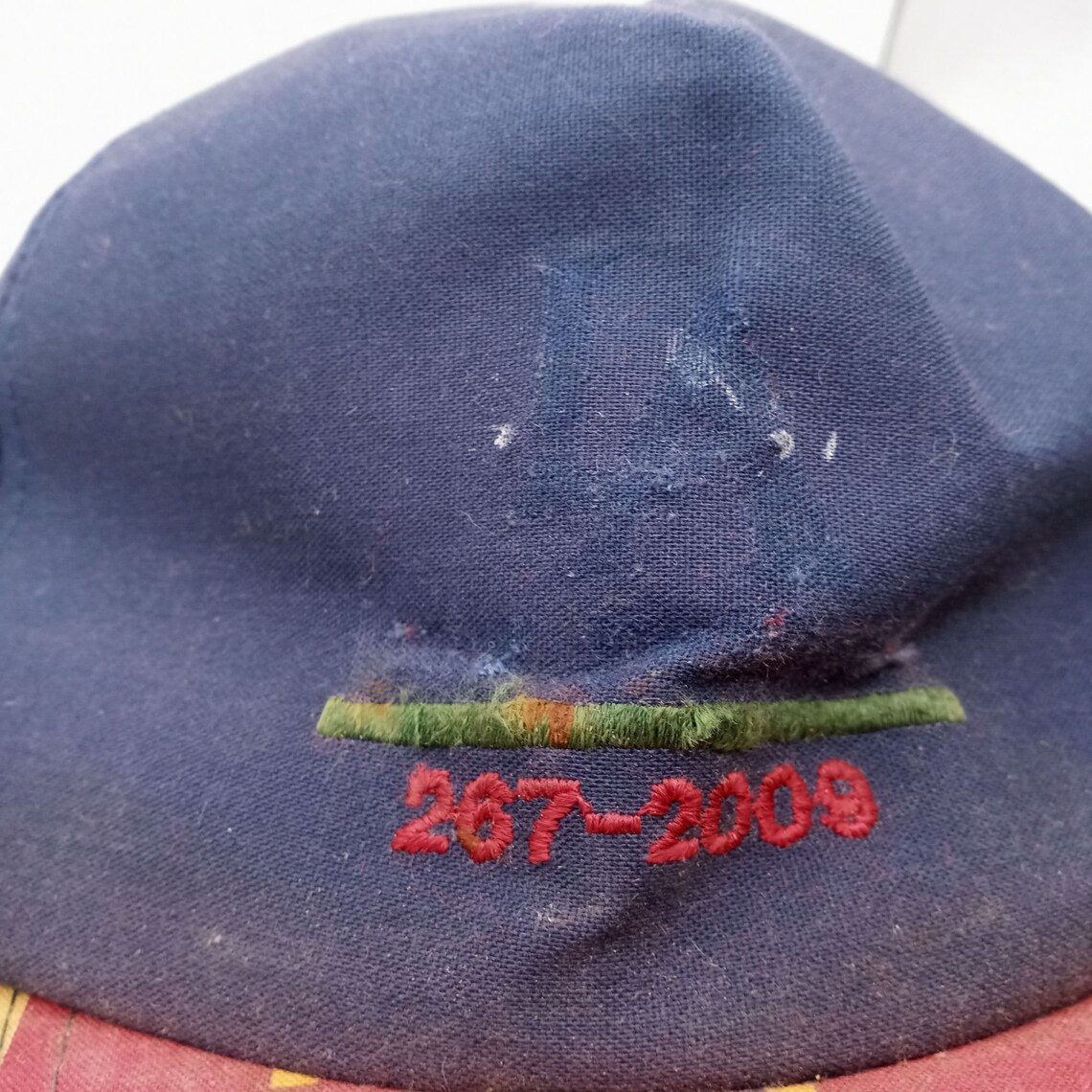 Blue Aztec Design Snapback Hat Cap AS IS READ Grungy Well Worn - Etsy