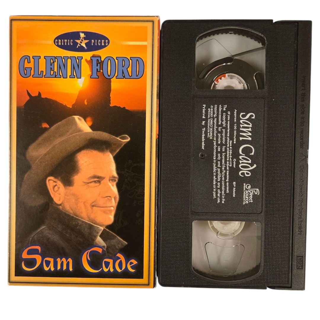 Sam Cade VHS Tape Glenn Ford Cades County Movie - Etsy