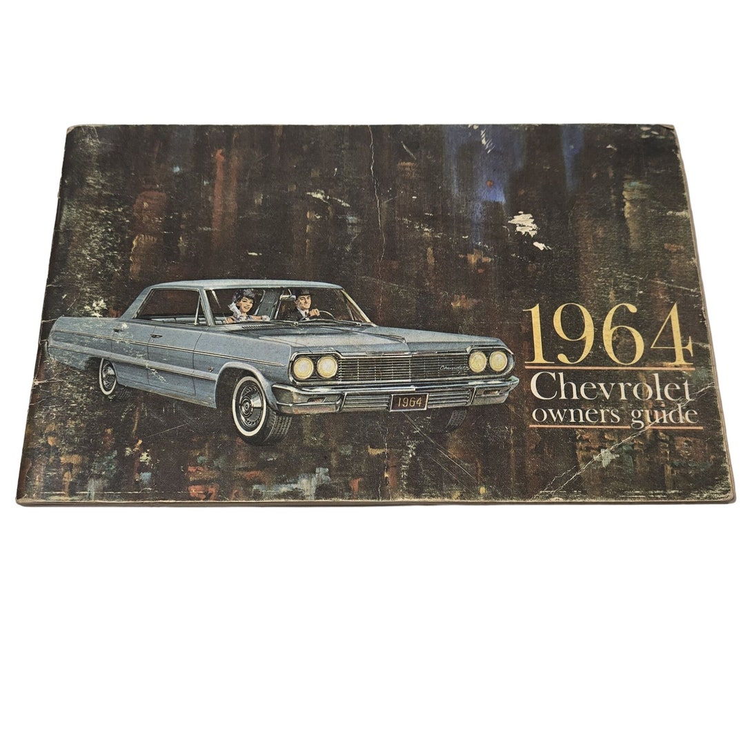 1964 Chevy Owners Guide Chevrolet Book Vintage Car Automotive ...