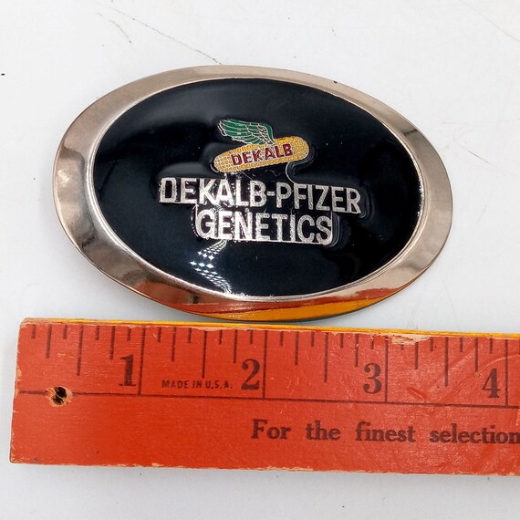 Dekalb Belt Buckle Vintage Agriculture Pfizer Genetic… - Gem