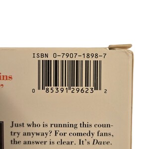 Dave VHS Movie Starring Kevin Kline Sigourney Weaver Ving Rhames 1993 ...