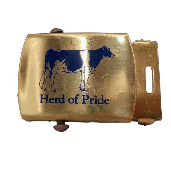Dairy Cow Belt Buckle - Etsy