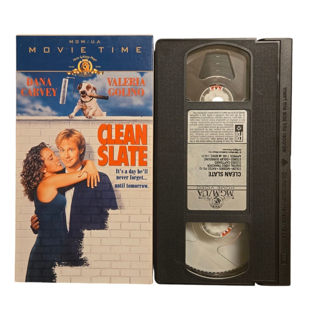 Clean Slate VHS Movie Dana Carvey Valeria Golino Comedy Video Tape - Etsy