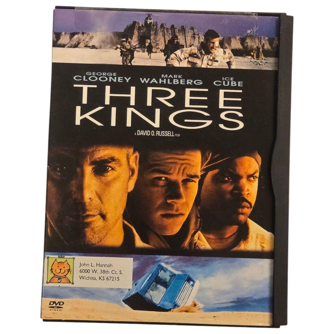 Three Kings DVD Movie George Clooney Mark Wahlberg Ice Cube Action ...