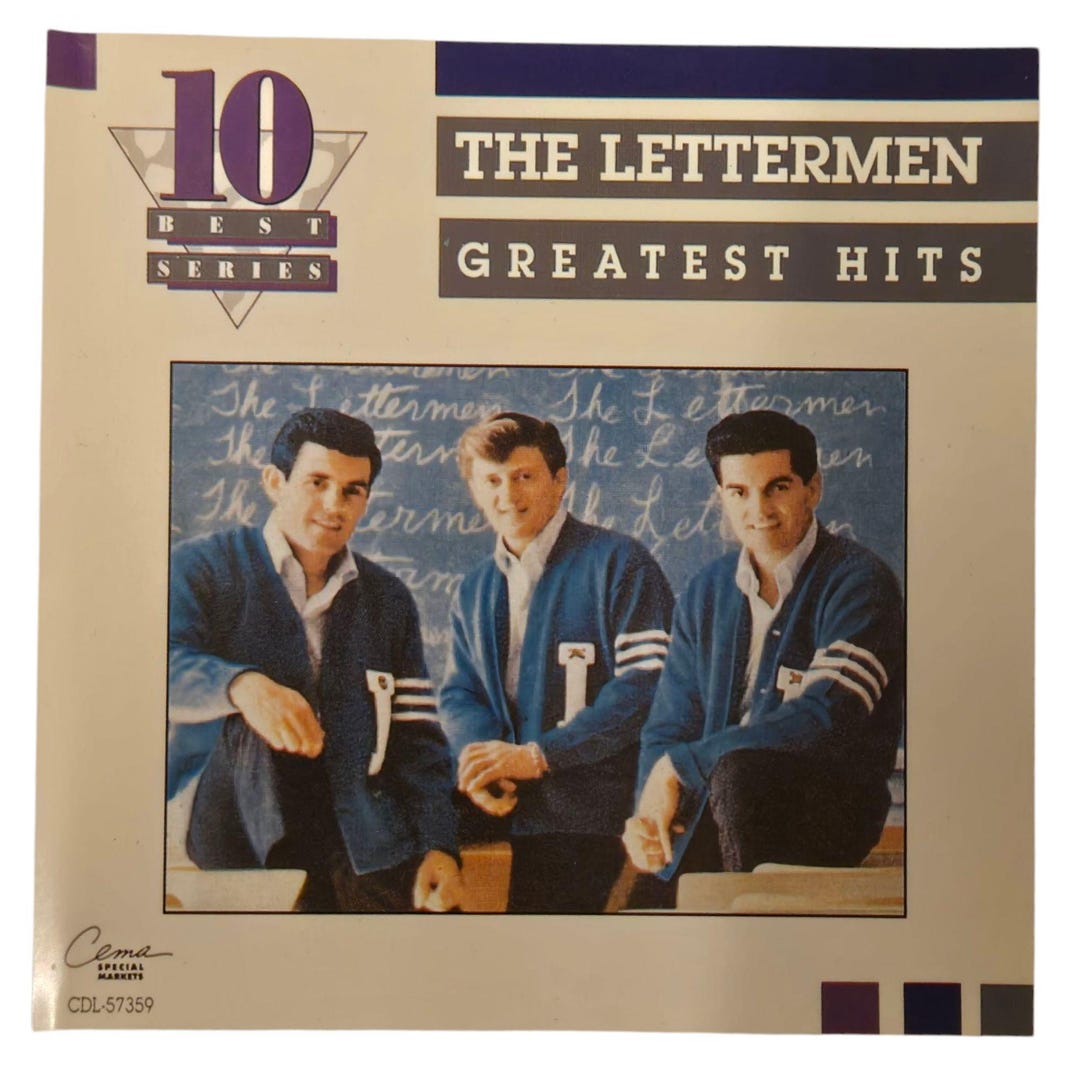 The Lettermen Greatest Hits CD 50s 60s Music Vocal Trio - Etsy