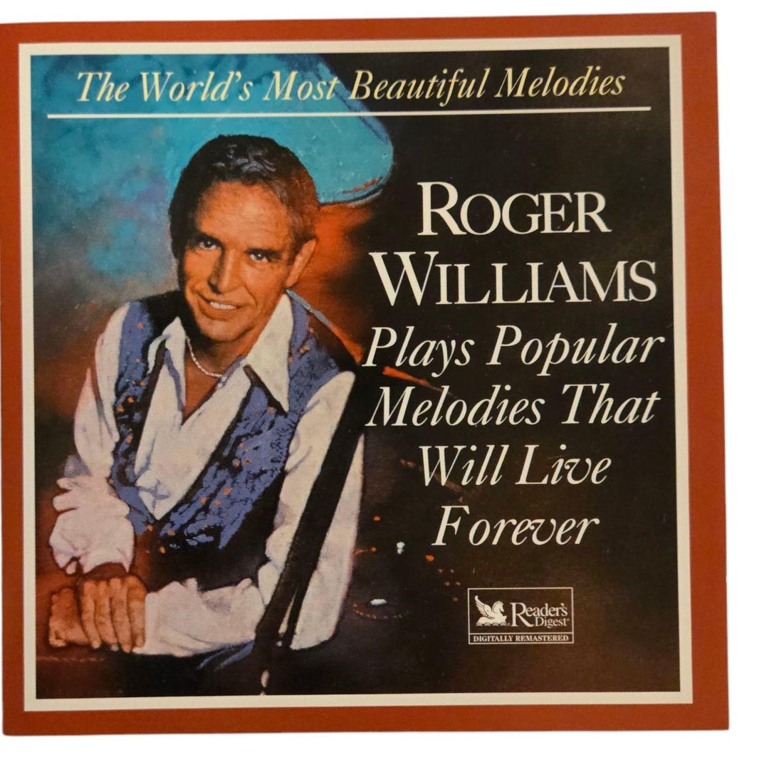 Roger Williams Plays Popular Melodies CD Readers Digest Piano Music ...