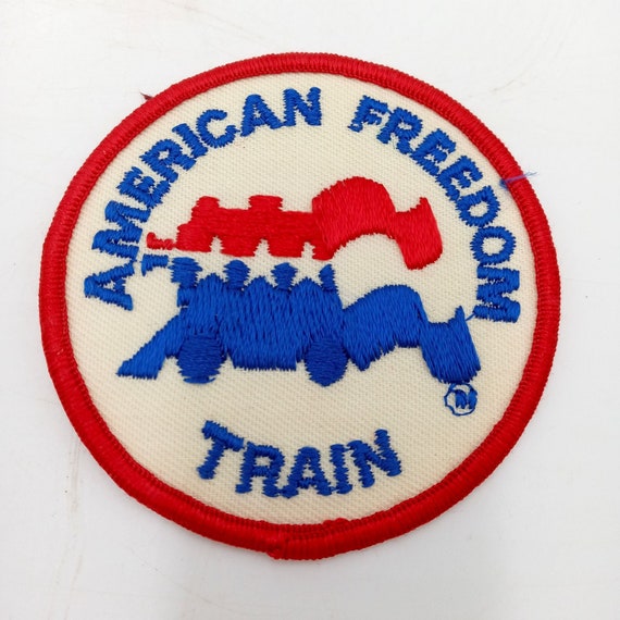 American Freedom Train Patch Vintage Vest Hat Red Whi… - Gem