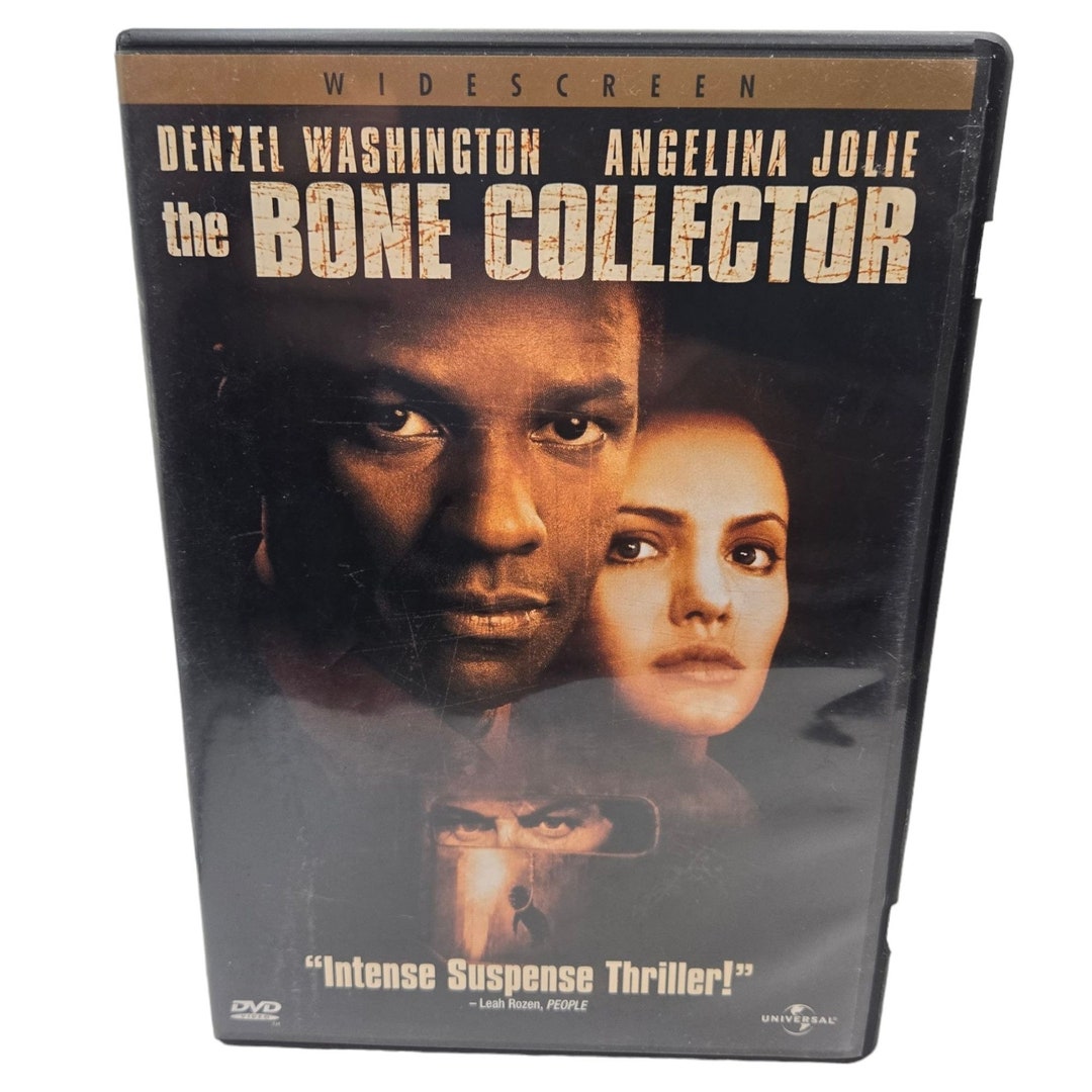 The Bone Collector DVD Movie USED Denzel Washington Angelina Jolie - Etsy