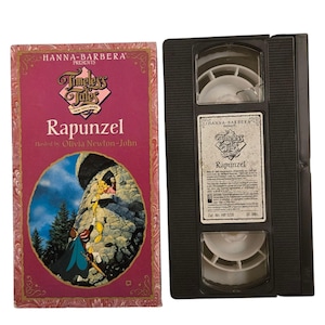 Rapunzel VHS Hosted by Olivia Newton John Hanna Barbera Timeless Tales ...
