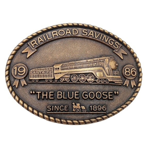 1986 railroad locomotive belt - Gem