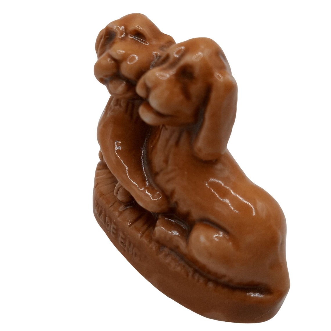 Wade England Dog Figurine Red Rose Tea Promo Vintage Dogs Brown ...