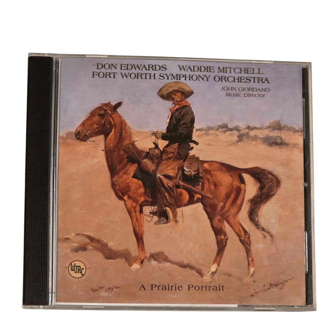 A Prairie Portrait CD Don Edwards Waddie Mitchell Fort Worth Symphony ...