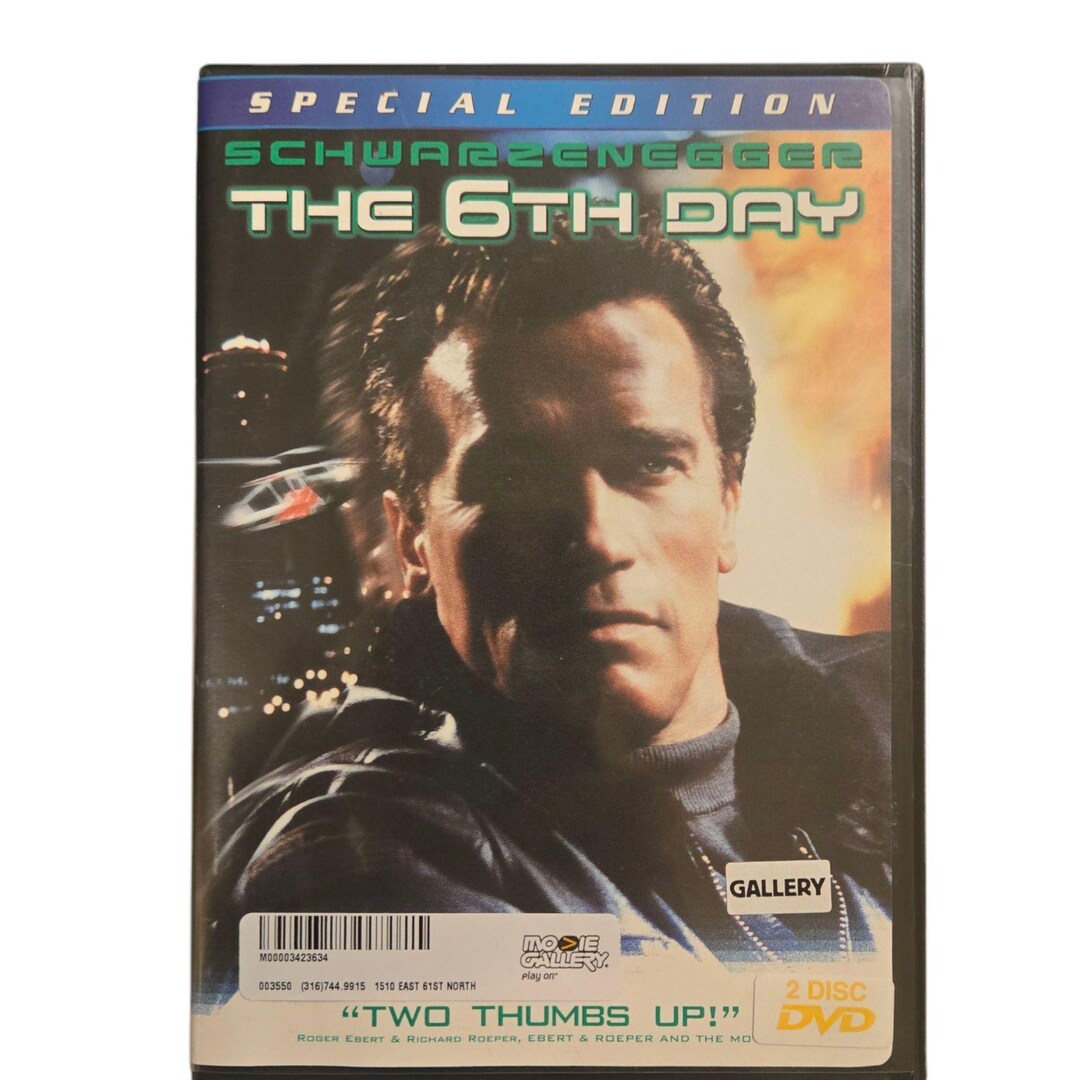 The 6th Day Special Edition 2 Disc DVD Movie Arnold Schwarzenegger Sci ...