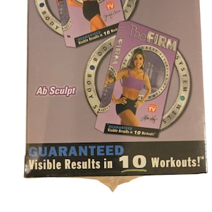 The Firm Body Sculpting System VHS 3 Tape Set New Sealed Vintage ...