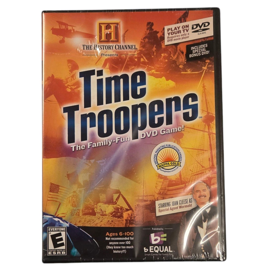 The History Channel Time Troopers Family Fun Interactive DVD Game Ages ...