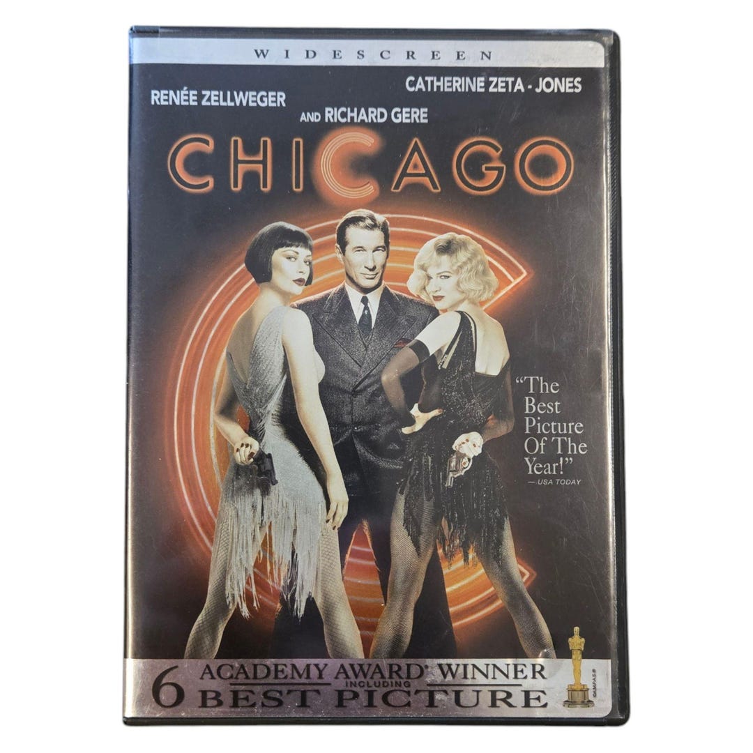 Chicago DVD Widescreen Renée Zellweger Catherine Zeta Jones Richard ...