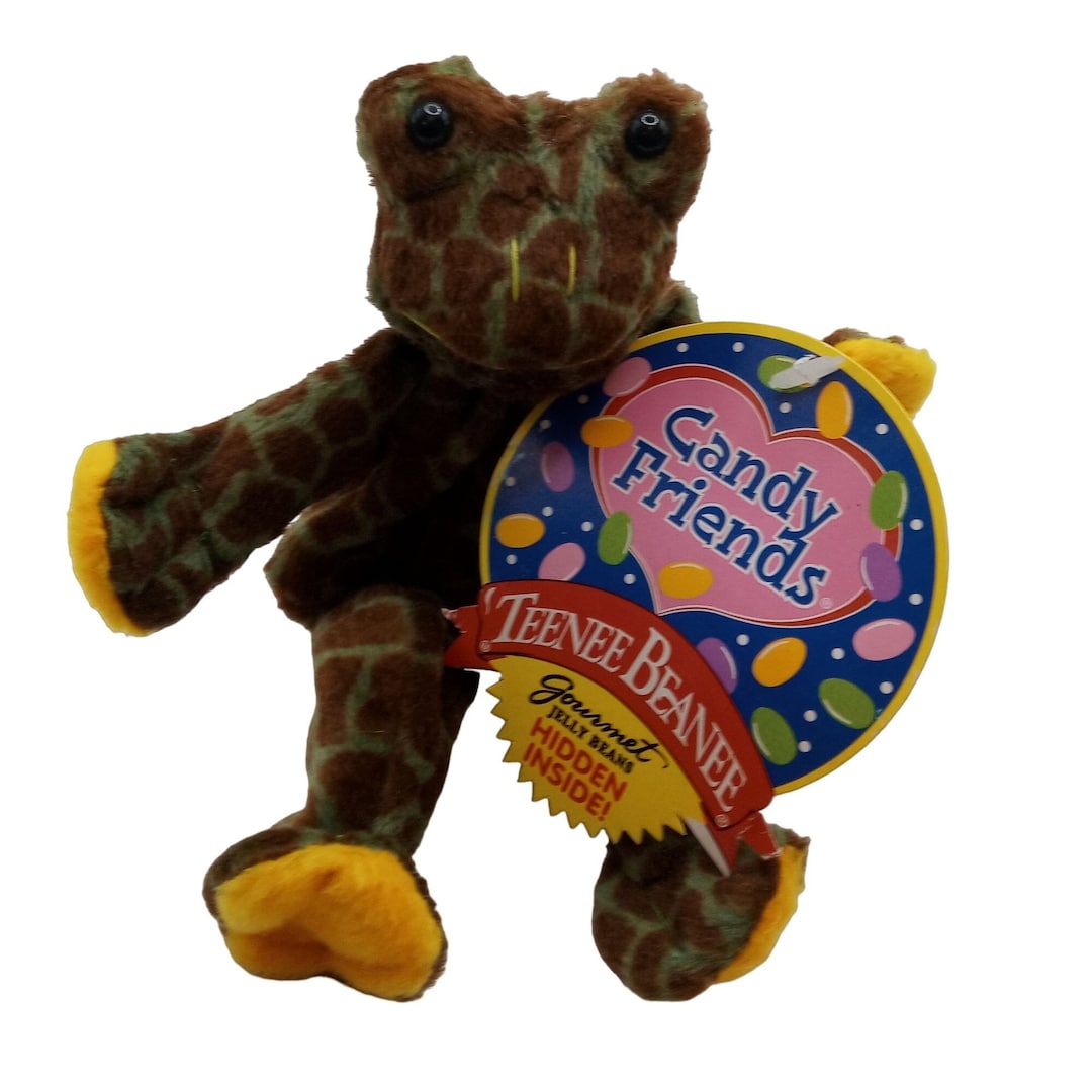 Filbert Frog Plush Teenee Beanee Original Hang Tag 6 Inch 1997 Candy ...
