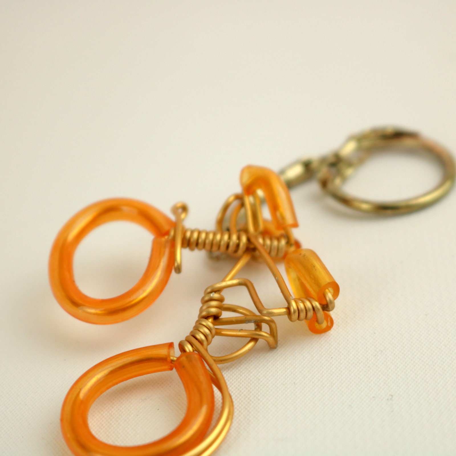 Wire Bicycle Keychain Copper Color Bike Wire Wrapped Bicyclist | Etsy