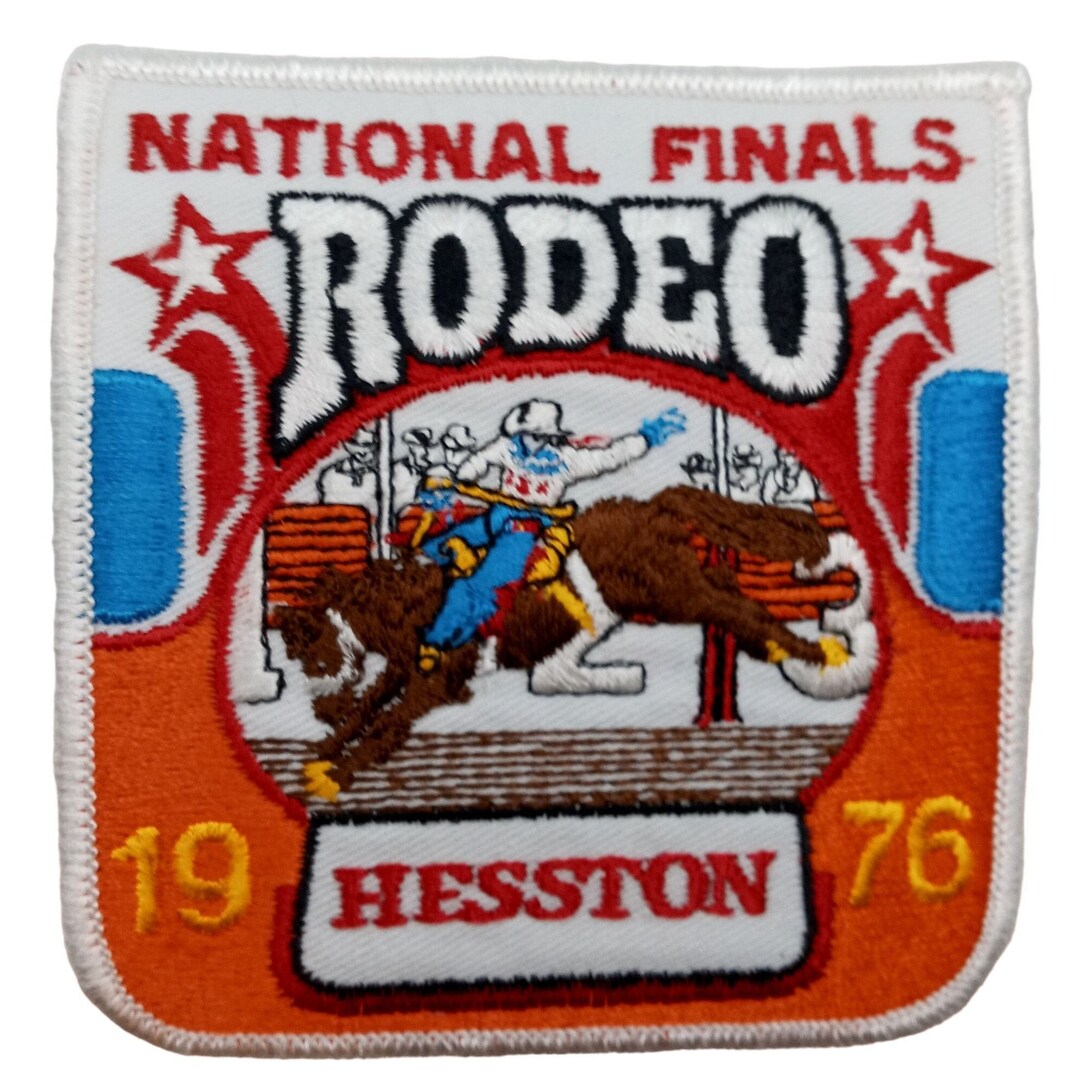 1976 NFR Rodeo Patch National Finals Vintage Cowboy Saddle - Etsy